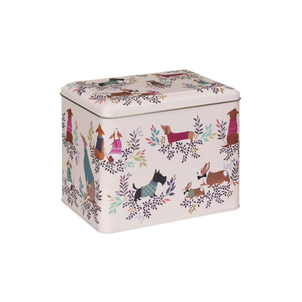 Sara Miller London Dapper Dogs XL Caddy Storage Tin With Lid — Pizzazz ...