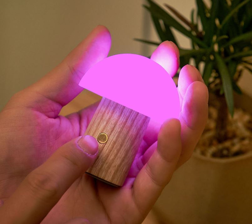 Gingko Super Mini Alice Mushroom RBG Colour Changing Desk Lamp ...