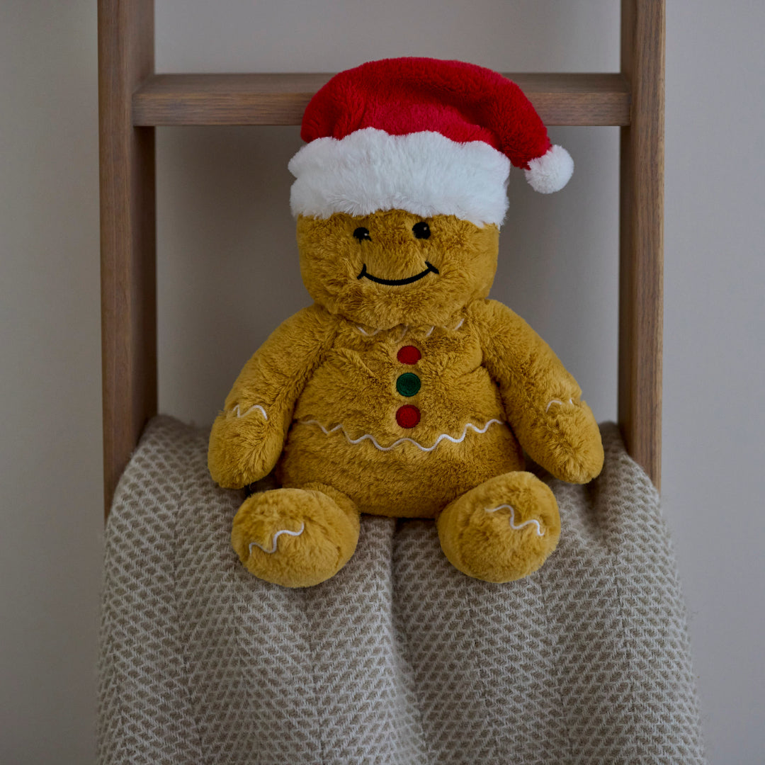 Warmies Gingerbread Man Microwavable Sensory Lavender Wheat Soft Toy ...