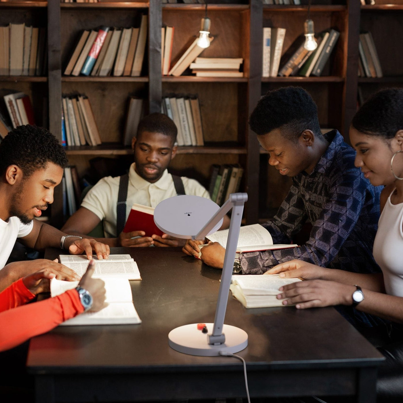 Daylight Company Tricolour White LED Desk Lamp & Adjustable Brightness ...